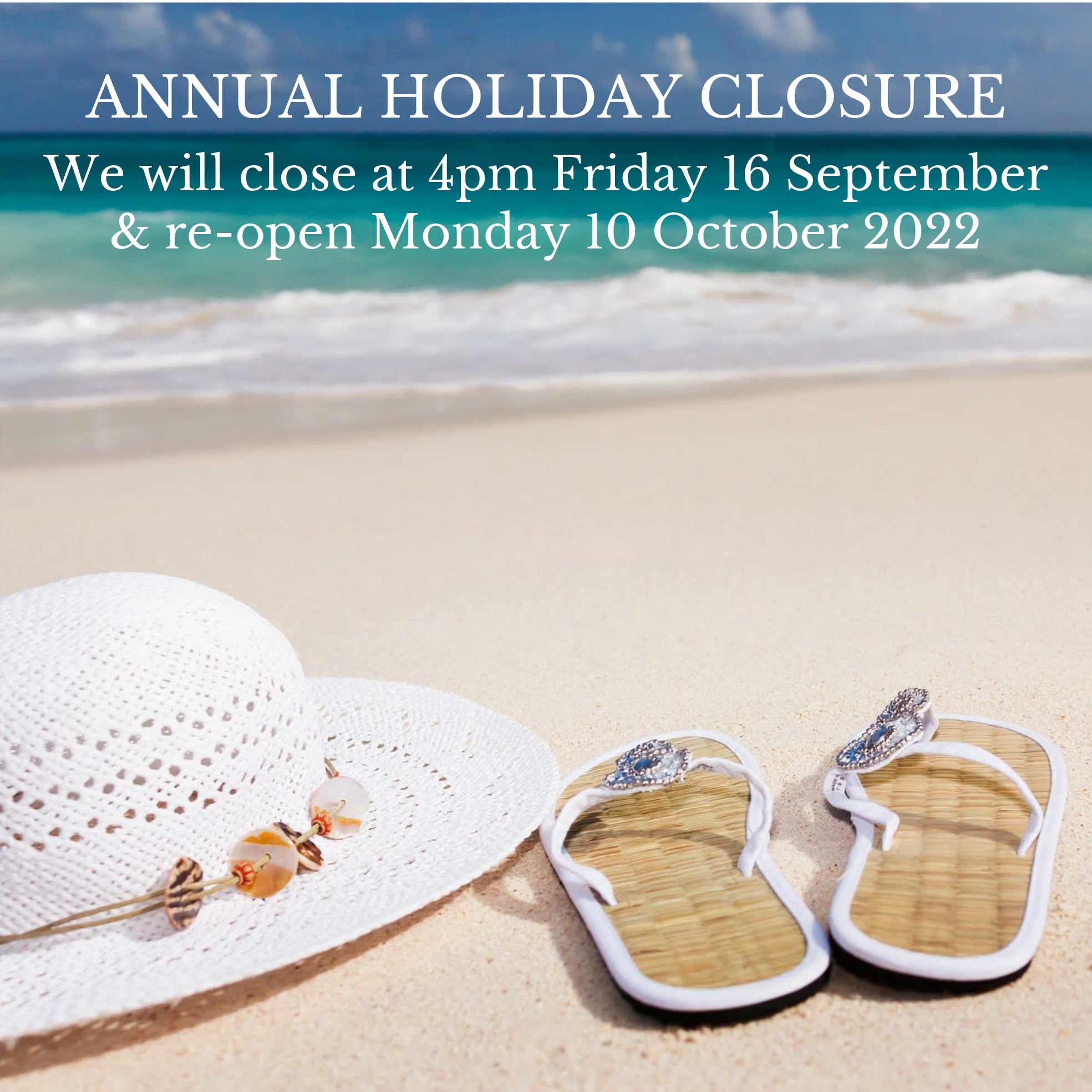 Annual Holiday Closure – The Dried Petal Company