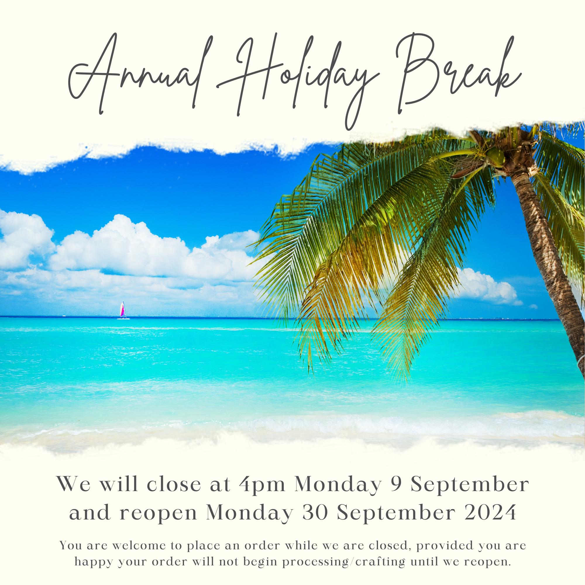 Our Annual Holiday Break – The Dried Petal Company