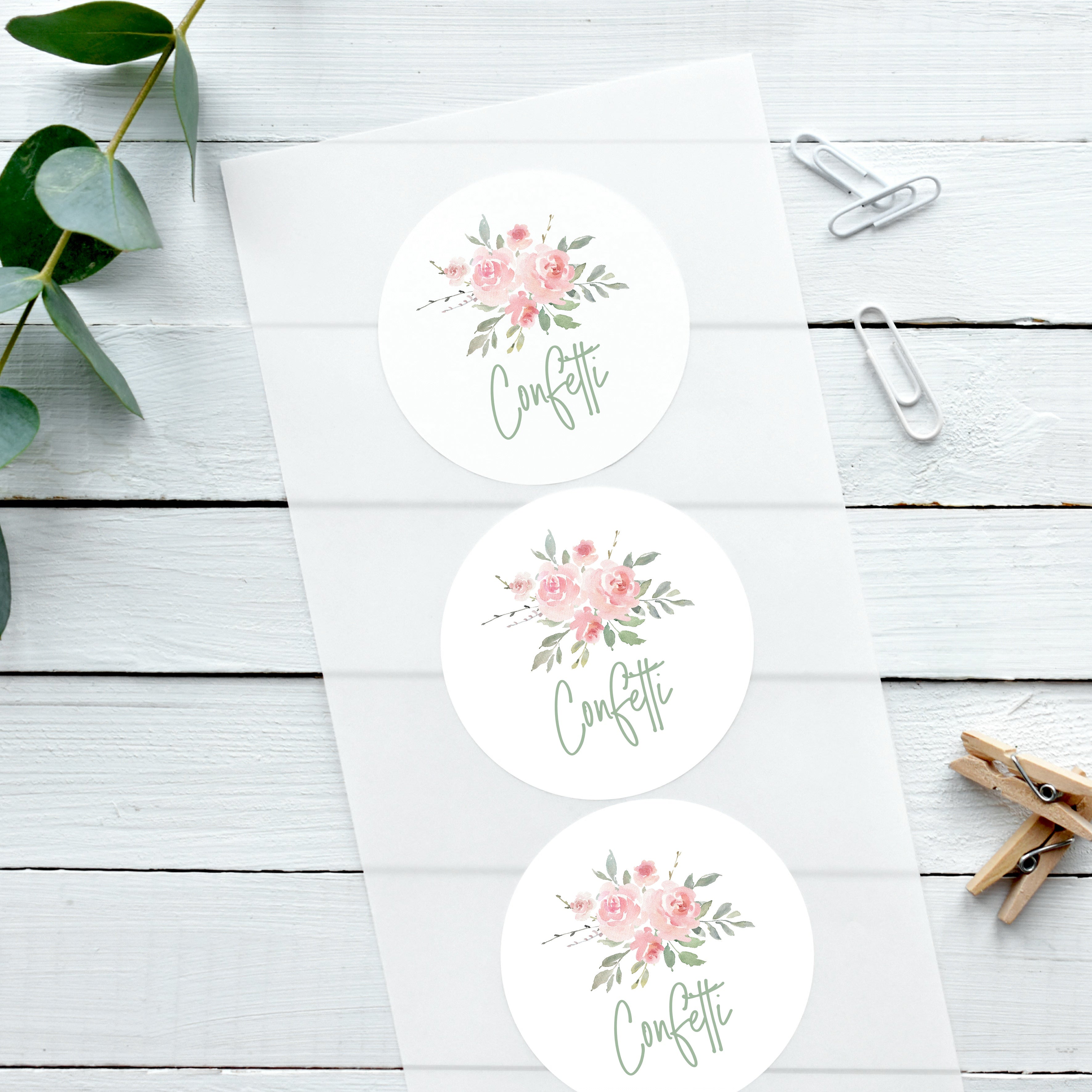 Confetti Stickers – The Dried Petal Company
